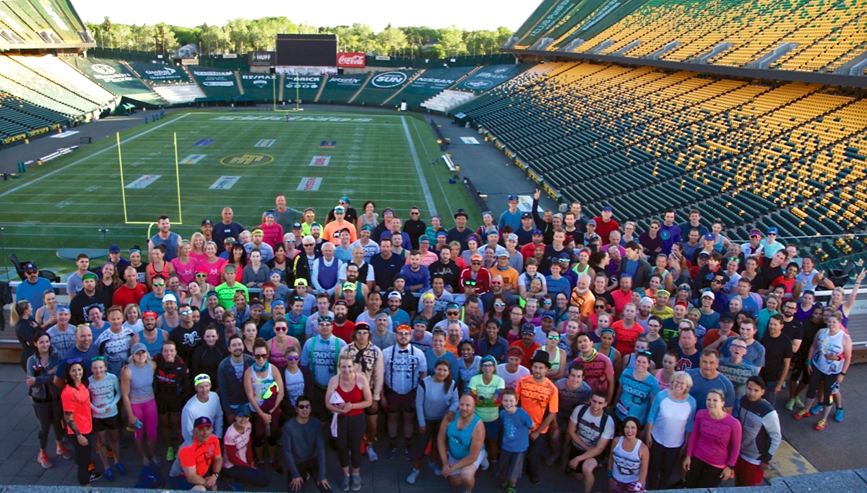 Yearbook Photos and #GlobalRunningDay (YEG) - November Project