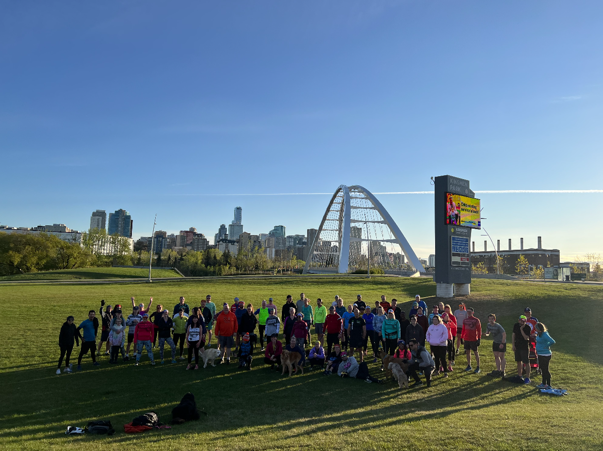 Sunrise 6km….with a sunrise? (YEG) - November Project