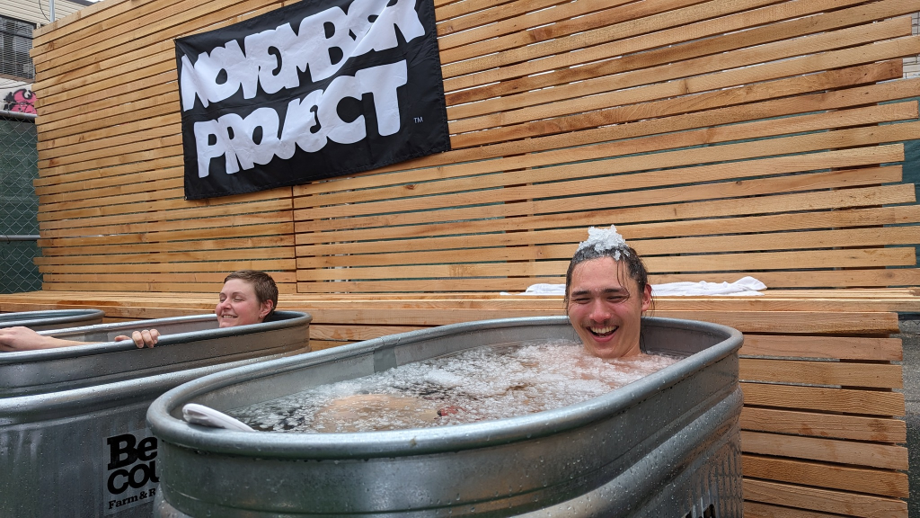 NP Cold Dip Field Trip at Gatherwell! - November Project