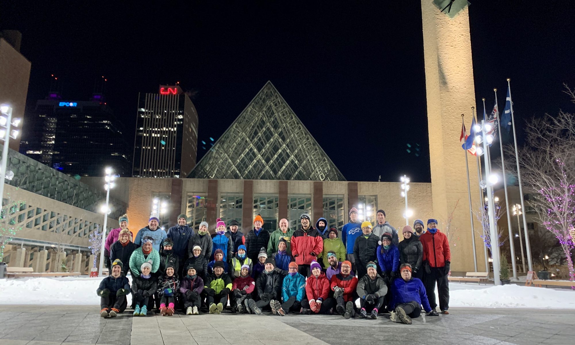Back at City Hall (YEG) - November Project